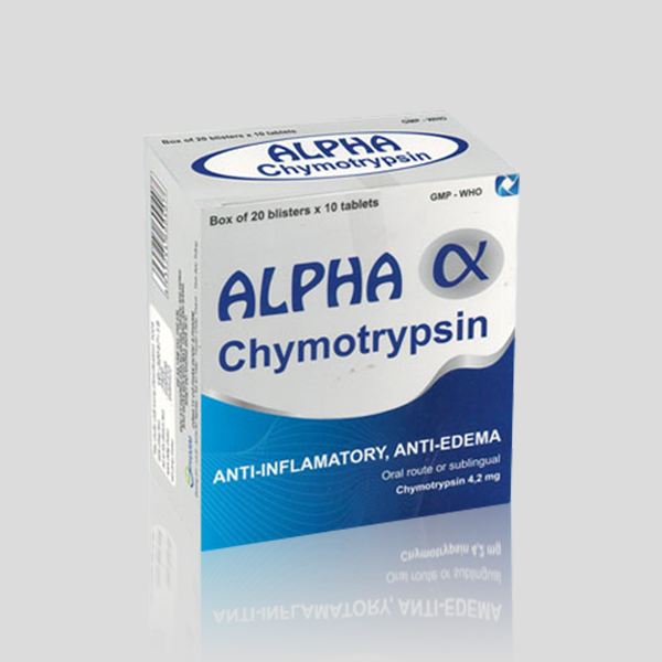 Alpha Chymotrypsin 4,2 mg - Tâm Nhất Pharma