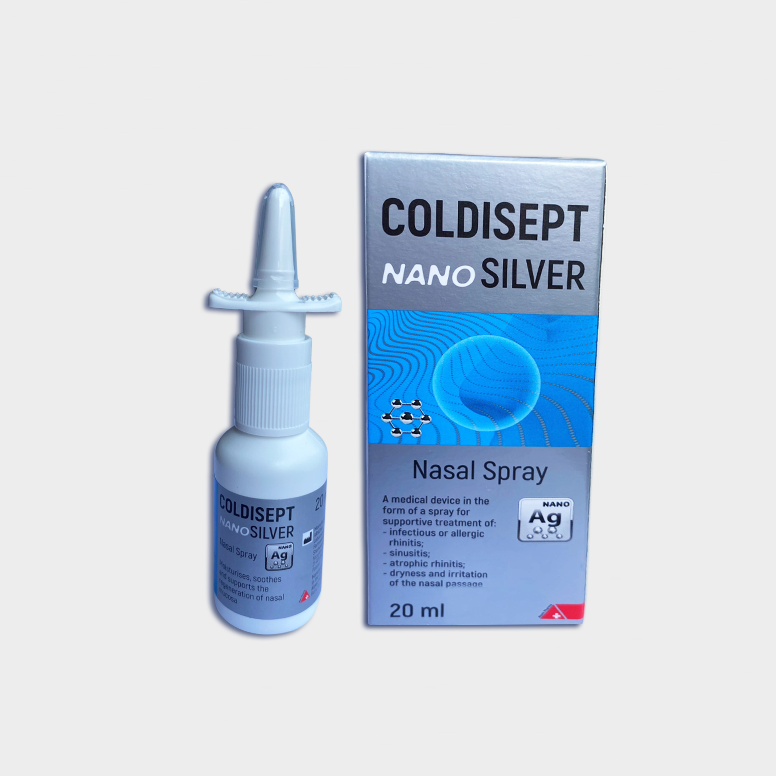 Xịt mũi COLDISEPT NANO SILVER Nasal spray - Tâm Nhất Pharma